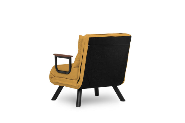 Slaapfauteuil Sando Mustard | Dimehouse